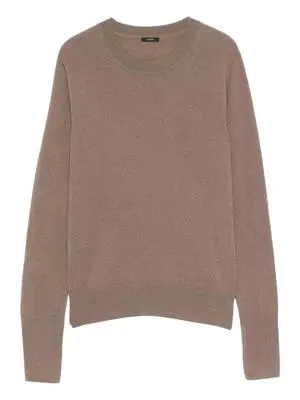 JOSEPH Round-neck Sweater - Brown