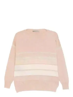 D.exterior Striped Sweater - Neutrals