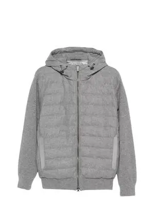 Paul & Shark Hooded Zip-fastening Sweater - Grey