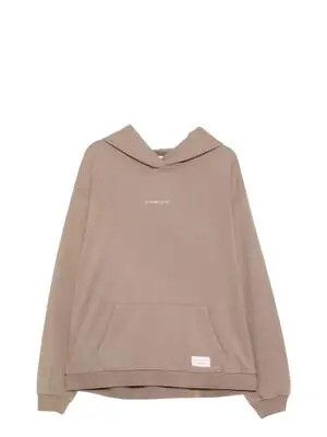 IH NOM UH NIT Logo Detailed Hoodie Brown
