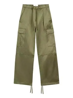 Ami Zipped Cargo Pants - Green