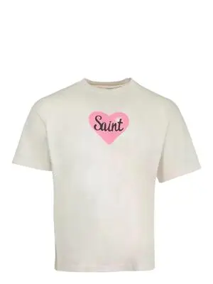 SAINT MXXXXXX Heart Saint T-shirt - White