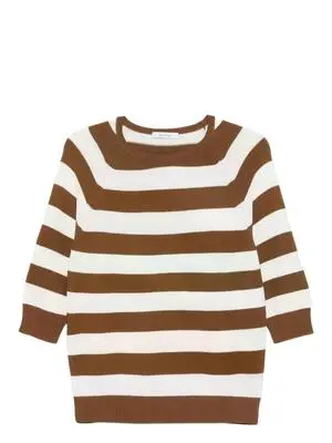 MAX MARA Striped Raglan-Sleeve Sweater