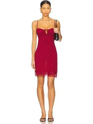 BELLA VENICE Taylah Dress - Burgundy
