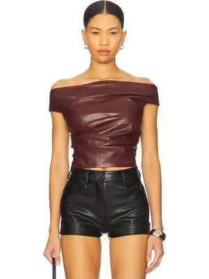 LAMARQUE Ines Top - Burgundy
