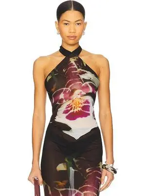 1XBLUE Diamond Top - Purple Orchid