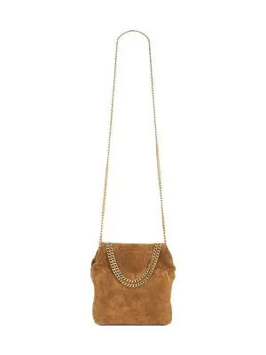 Veronica Beard Small Suede Slouch Shoulder Bag - Acorn