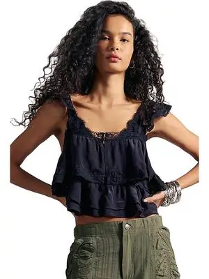Free People Intimately How Sweet Is It Cami - Black
