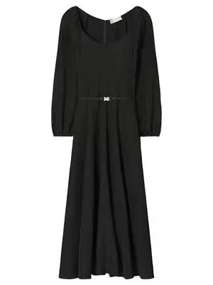 Tory Burch Linen Dress Black