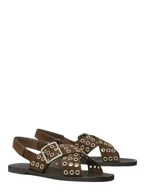 Tory Burch Cross-band Sandal - Mustang
