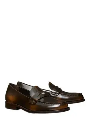 Tory Burch Classic Penny Loafer - Brushed Chocolate