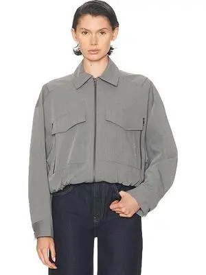 Staud Staud Eugene Zip-Up Jacket Static