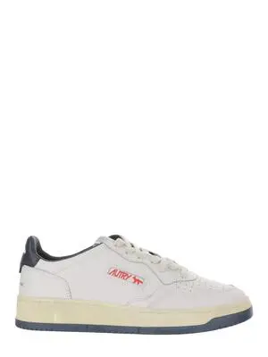 AUTRY Leather Low-top Sneakers - White
