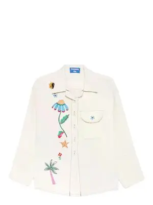 SUSANNA BLU Narciso Embroidered Shirt - White