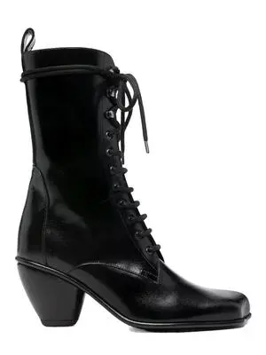 VIVIENNE WESTWOOD 65mm Lace-up Leather Boots - Black