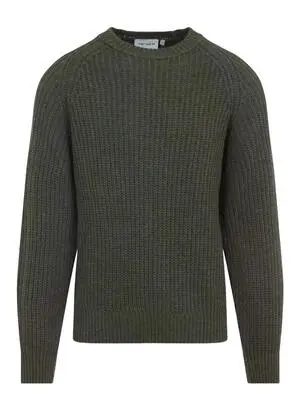 Carhartt Work In Progress Ribbed Crew-neck Sweater - Green
