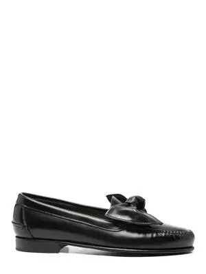 Hereu Corbati Bow-detail Loafers - Black