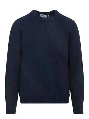 Carhartt Work In Progress Speckled Crew Neck Sweater - Blue