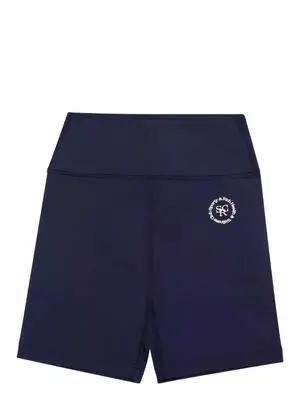 SPORTY & RICH Logo Cycling Shorts - Blue