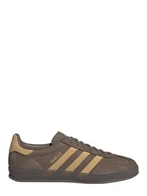 Adidas Gazelle Indoor Athletic Shoe Cargo Brown/golden Beige/white