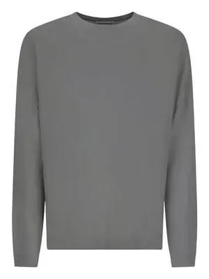 GOES BOTANICAL Crew-Neck Long-Sleeve Sweater Grey