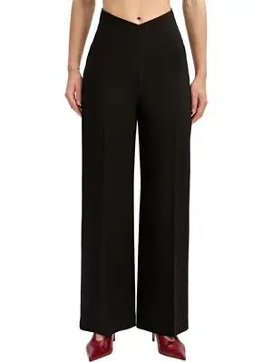 BARDOT Polina V Waist Wide Leg Pants