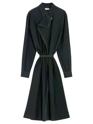 LEMAIRE Asymmetrical-panel Shirt Dress - Grey