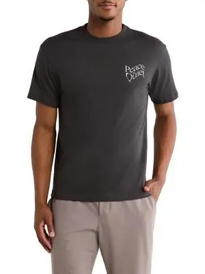 MUSEUM OF PEACE & QUIET Warped Graphic T-shirt - Black