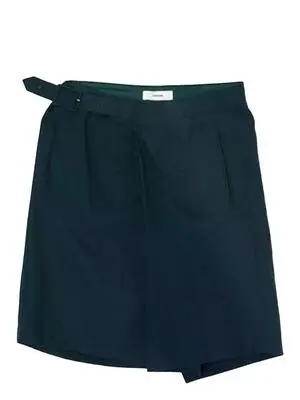 FACETASM Belted Asymmetrical Shorts