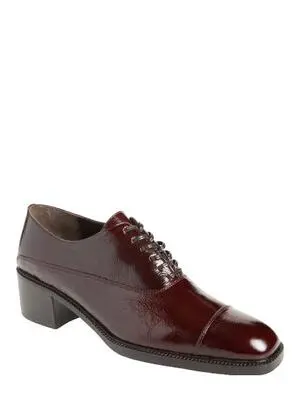 Jeffrey Campbell Thatch Cap-Toe Oxford Pumps Coffee Crinkle
