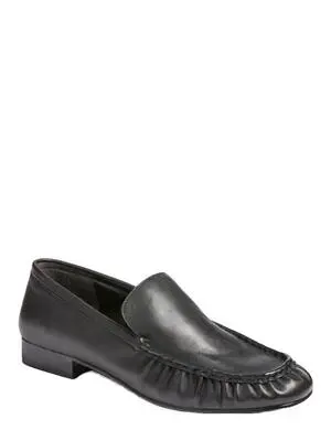 Nordstrom Benson Leather Moc-Toe Loafer Black