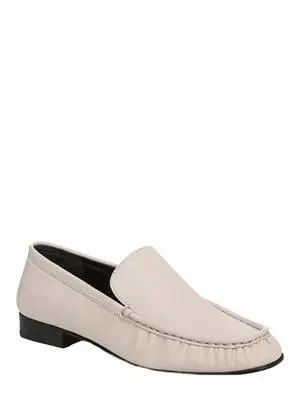 Nordstrom Benson Leather Moc-Toe Loafer Ivory Creme