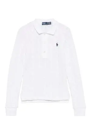 Polo Ralph Lauren Long Sleeve Polo Shirt - White