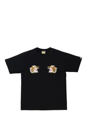 A BATHING APE Tiger Tee Shirt - Black