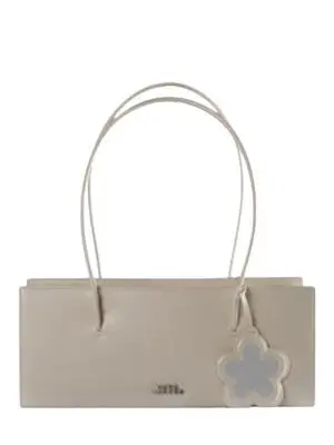 Marc Jacobs Marc Jacobs The Mirror Satchel Glam Bag Cotton Whi