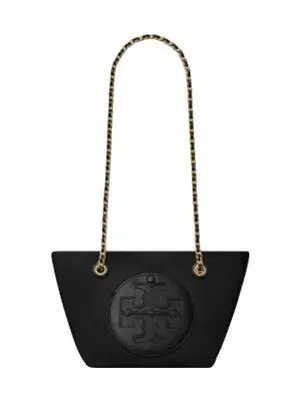 Tory Burch Ella Small Chain Crossbody Bag - Black