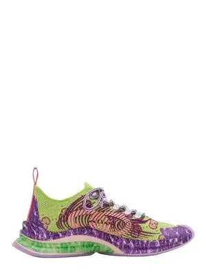 Gucci Run Sneakers - Green/purple