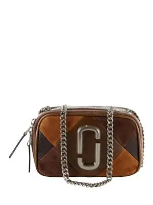 Marc Jacobs Softshot Suede Patchwork Bag - Brown