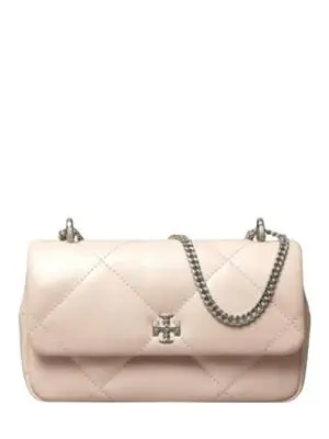 Tory Burch Kira Diamond Quilt Mini Flap Bag - Soft Pink