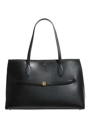 TOTÊME Lounge Leather Tote - Black