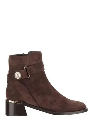 JIMMY CHOO Noor 45 Suede Boots - Brown
