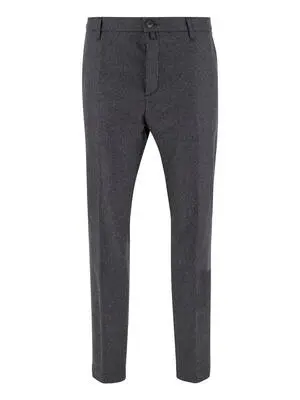 Jacob Cohen Stretch Wool Trousers - Grey