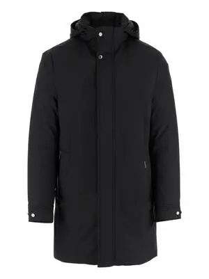 MOORER Technical Fabric Jacket - Black