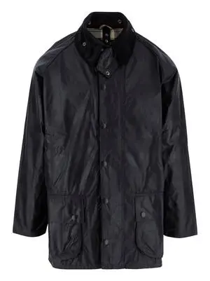 Barbour Beaufort Waxed Jacket - Blue