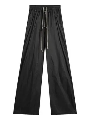 Rick Owens Geth Belas Wide Leg Trousers - Black