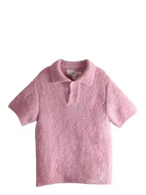 ERL Short-sleeve Polo Shirt - Pink