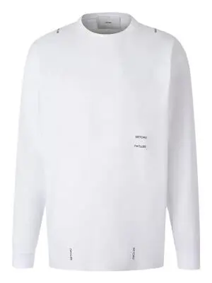 SETCHU Logo-print Long-sleeve T-shirt - White