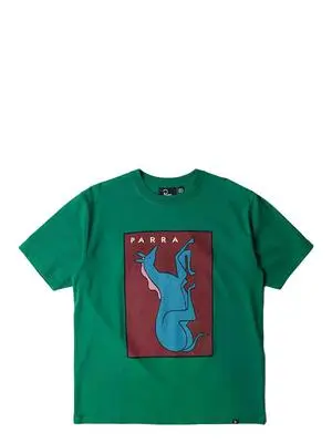 PARRA Vertical-horse Graphic T-shirt - Green