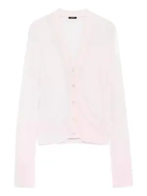 JOSEPH Button-front Cardigan - Pink