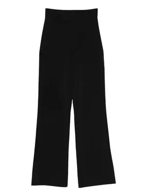 JOSEPH High-waisted Trousers - Black